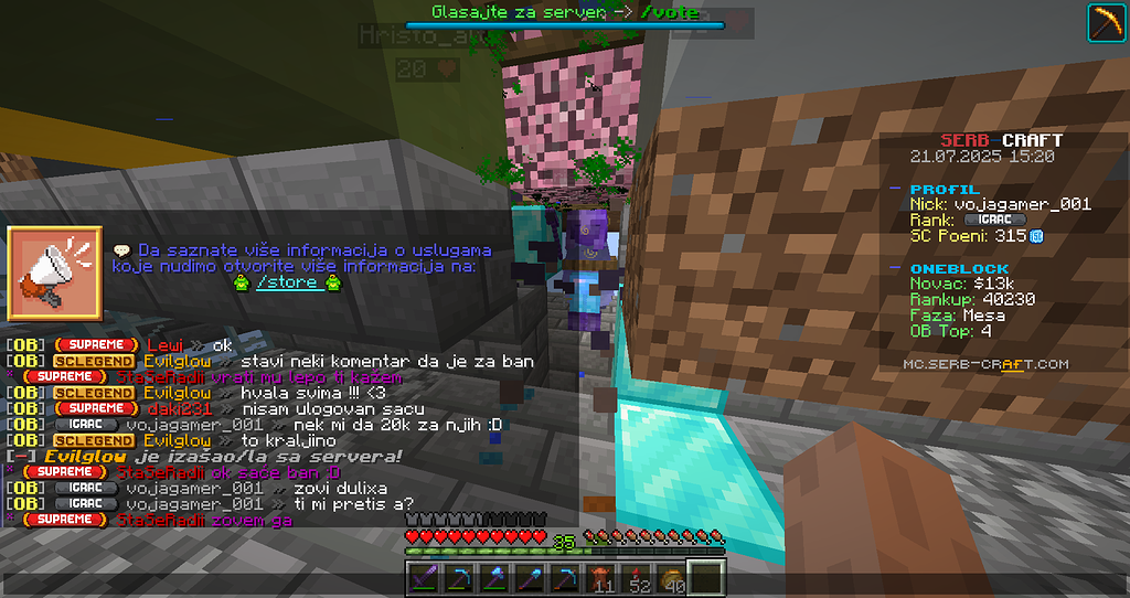 Igraci mi prete - Pregledane prijave - SERB-CRAFT Forum