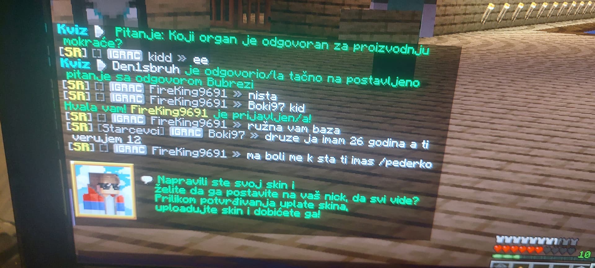 Prijava igraca FireKing9691 - Pregledane prijave - SERB-CRAFT Forum