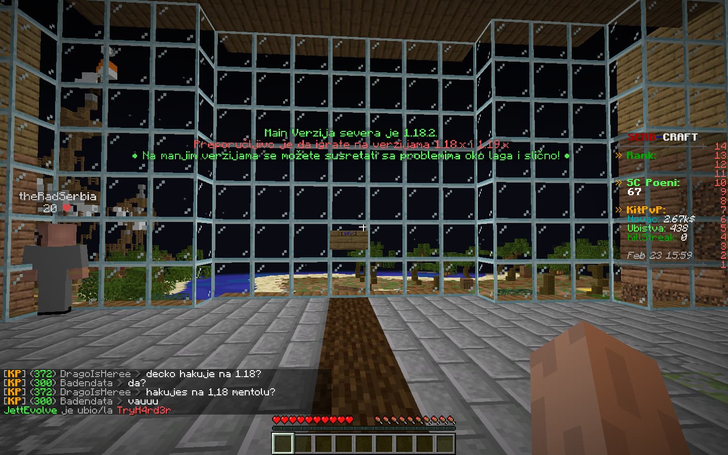 Prijava igraca Badendata - Pregledane prijave - SERB-CRAFT Forum