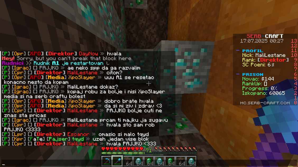 Prijava igraca PAJJKO - Pregledane prijave - SERB-CRAFT Forum