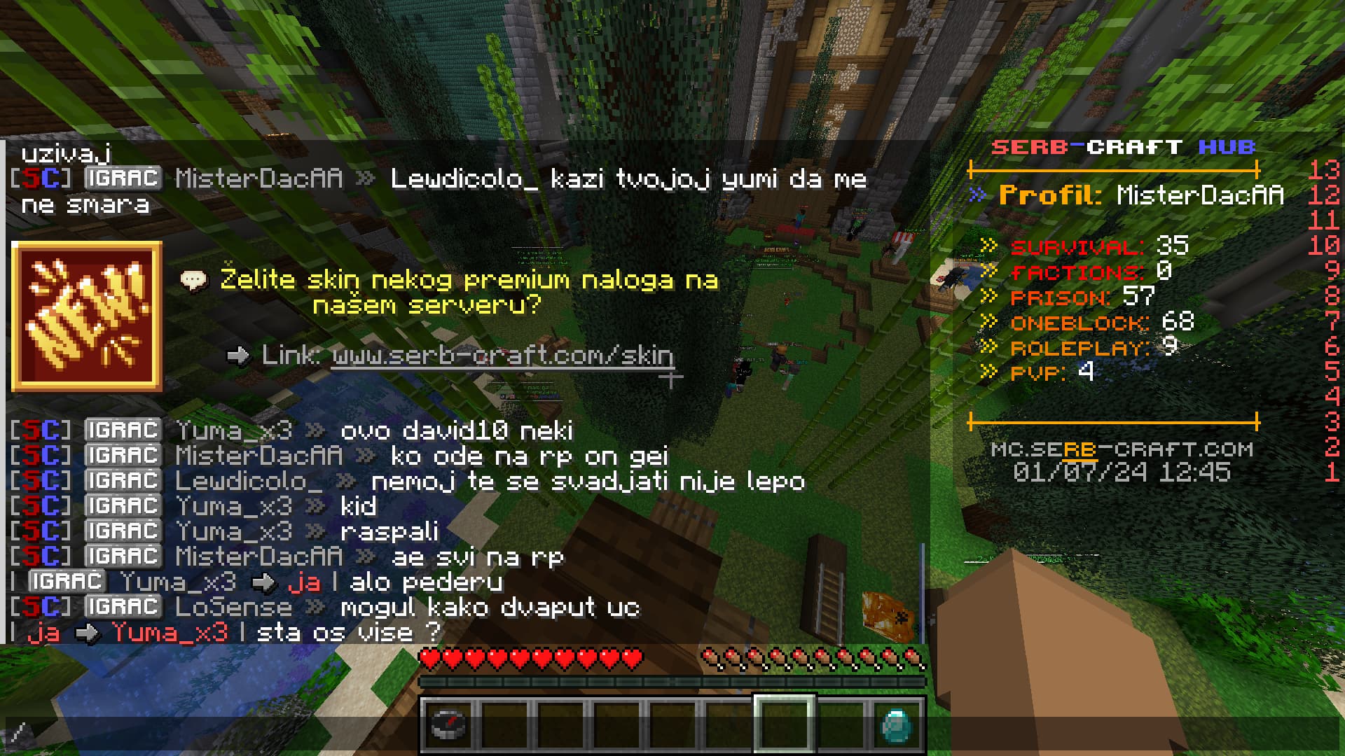 Prijava igracaaadasfas - Pregledane prijave - SERB-CRAFT Forum