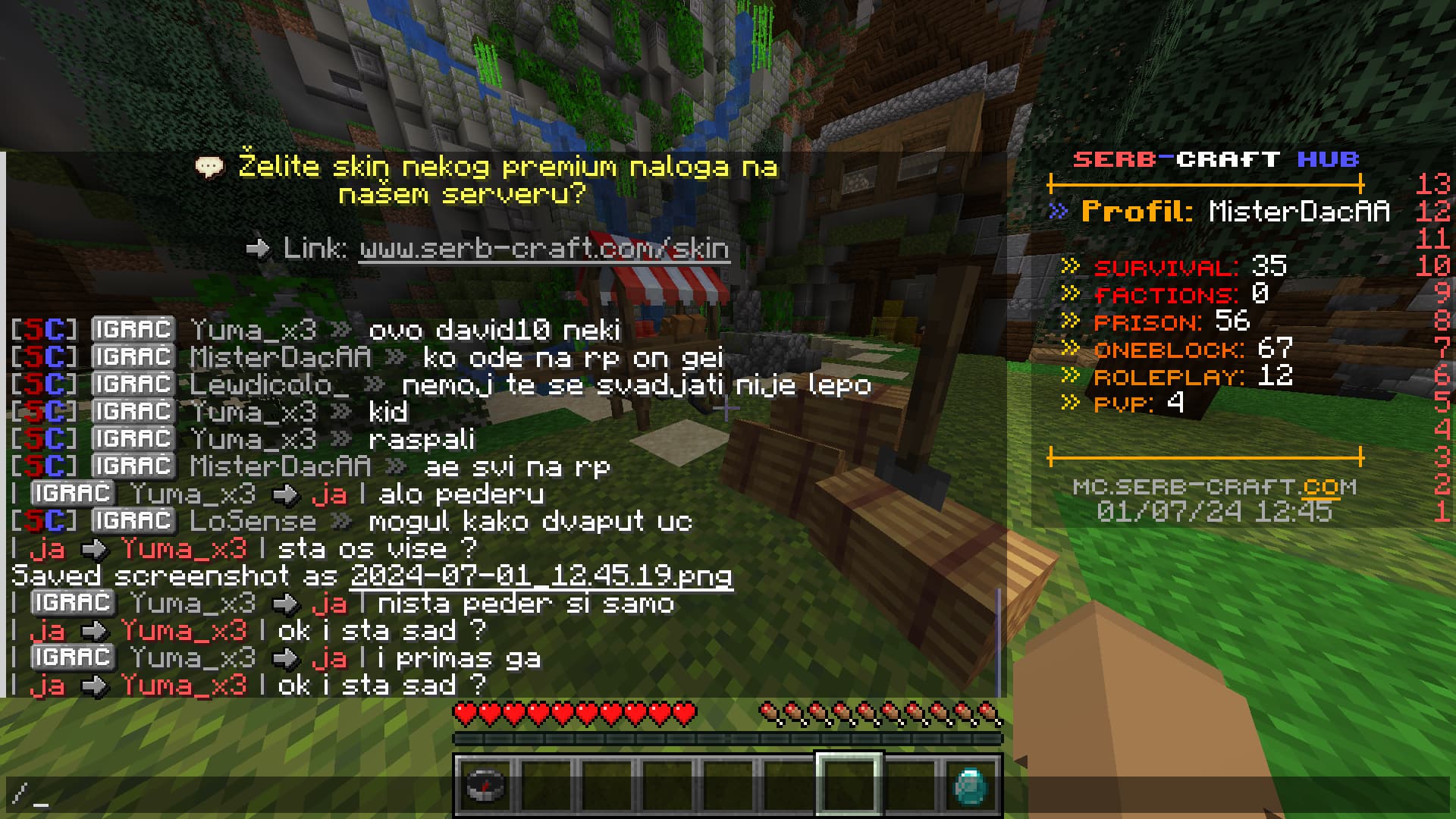 Prijava igracaaadasfas - Pregledane prijave - SERB-CRAFT Forum