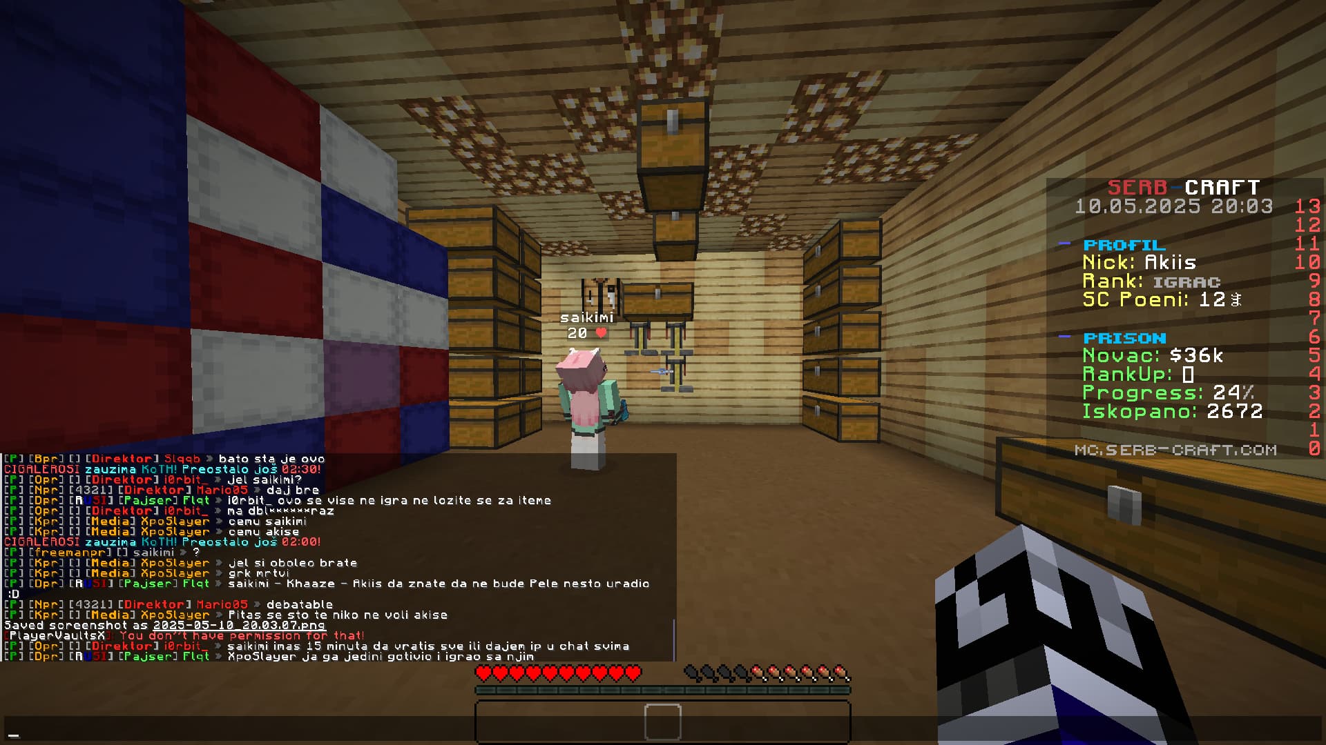 Prijava igraca i0rbit_ - Pregledane prijave - SERB-CRAFT Forum